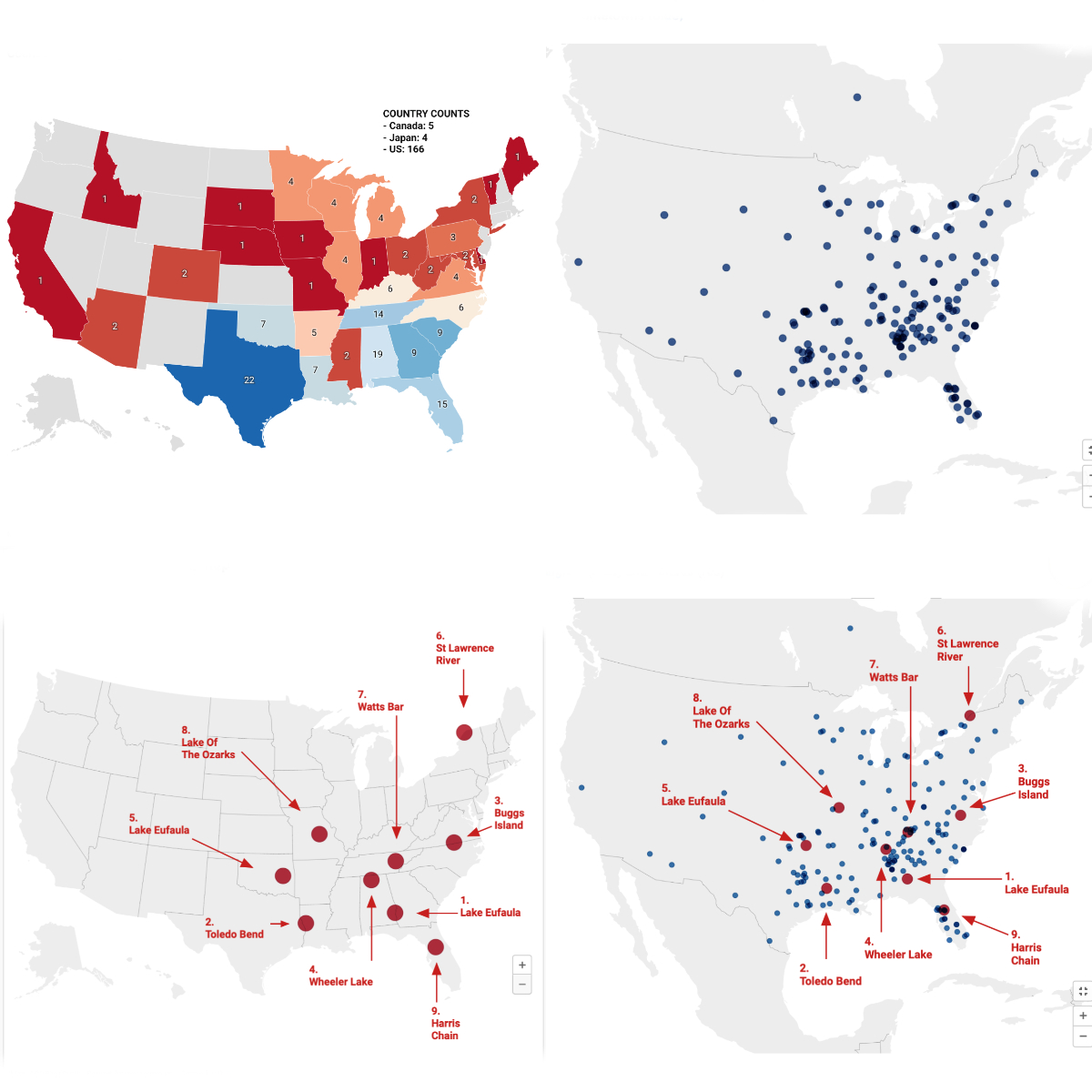 ADVBassStats: Opens EQ angler maps - Bassmaster