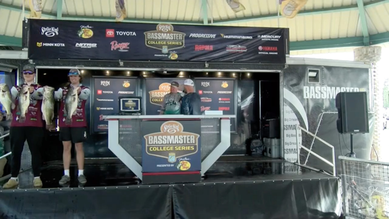 Yarish & Catlett take the lead at the 2026 Bassmaster College Series at ...