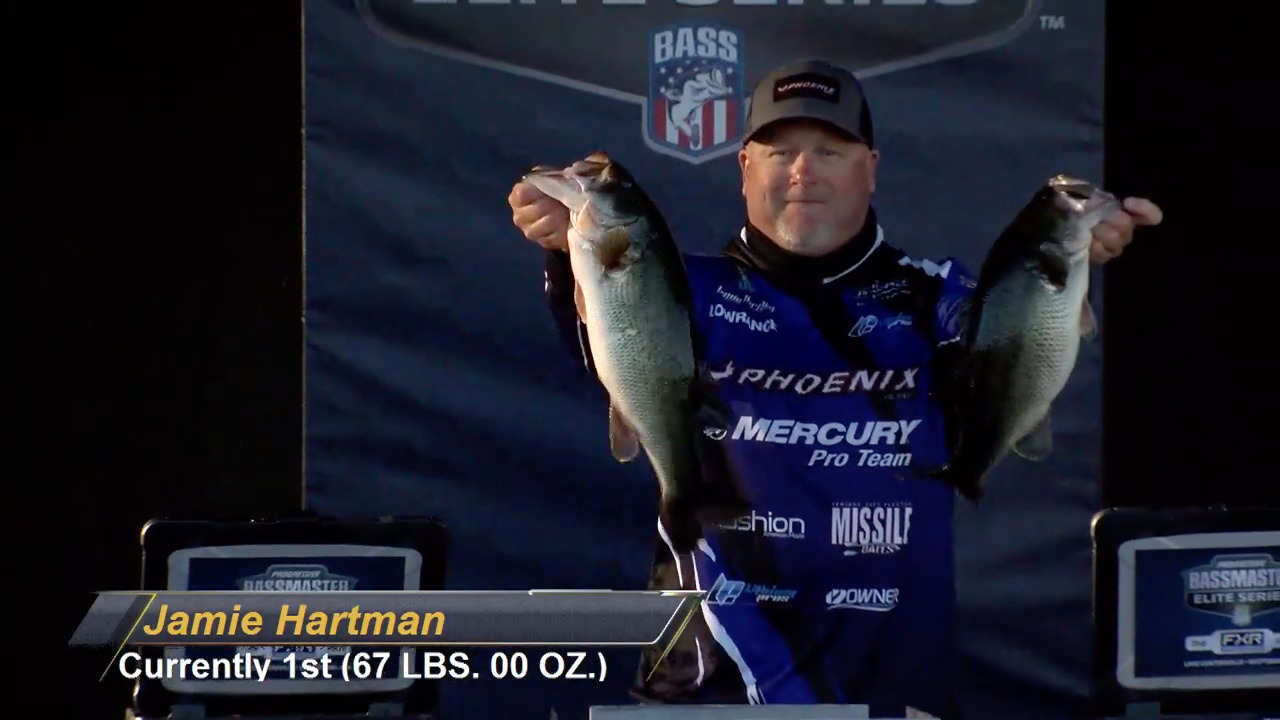 Jamie Hartman takes the Day 3 lead at the 2026 FXR Bassmaster Elite at ...